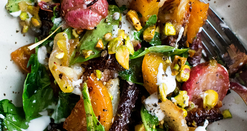 Root Vegetable Salad with Pistachio Vinaigrette | | Woombye Dental